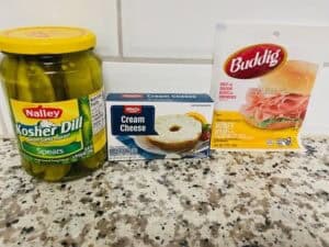 Easy Cream Cheese Pickle Wraps Recipe - Real Life of Lulu