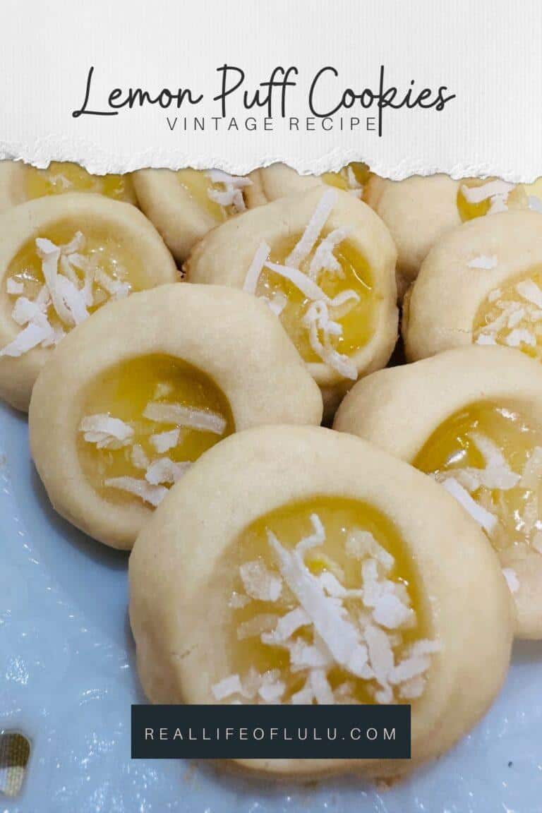 Lemon Puff Cookies - Real Life of Lulu