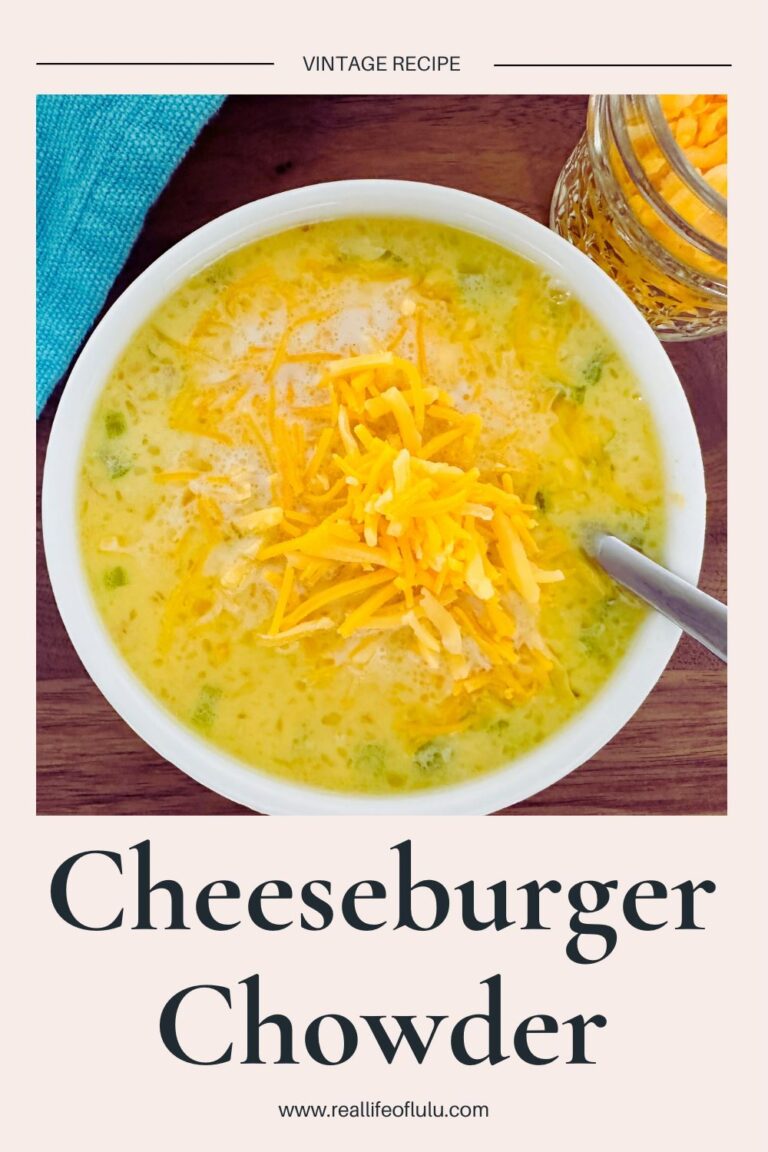 Easy Cheeseburger Chowder Recipe - Real Life of Lulu