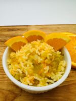 Easy Orange Rice Recipe - Real Life of Lulu