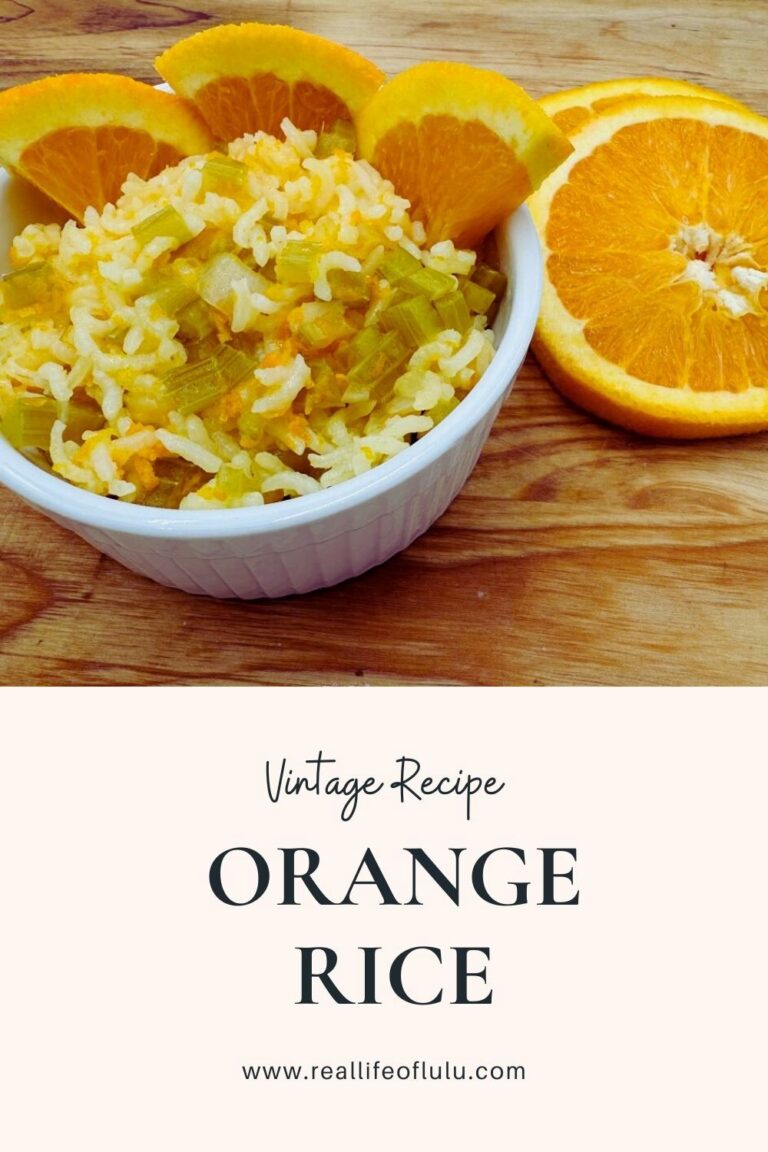 Easy Orange Rice Recipe - Real Life of Lulu