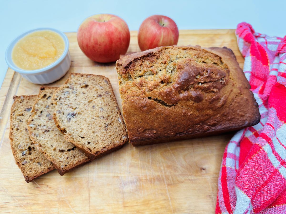 Old-Fashioned Applesauce Bread Recipe - Real Life of Lulu