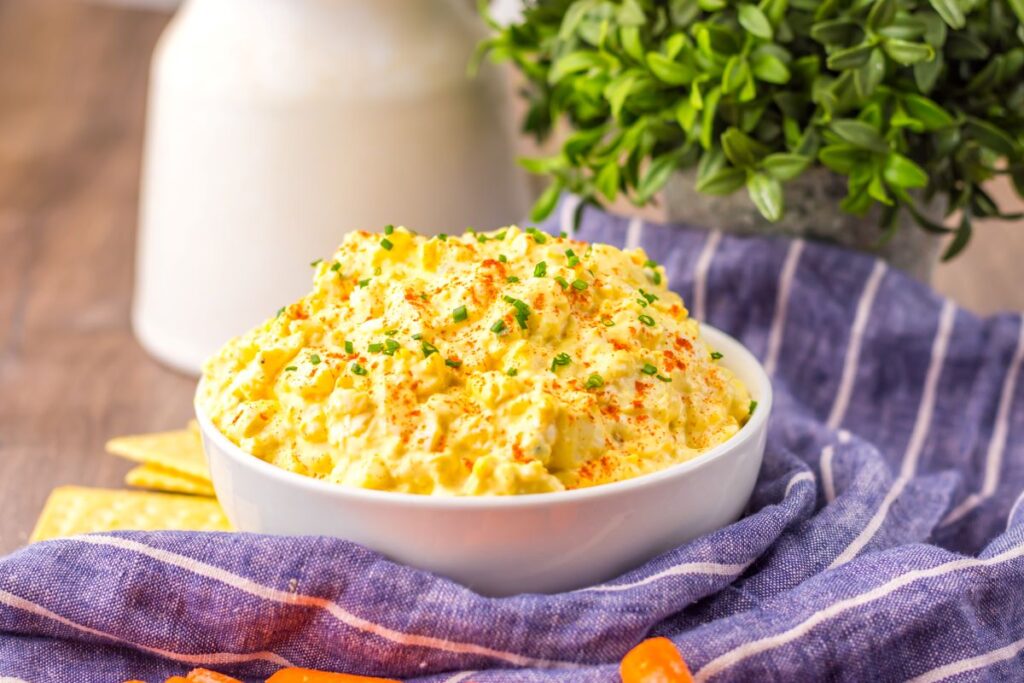 Easy Deviled Egg Dip Recipe - Real Life of Lulu