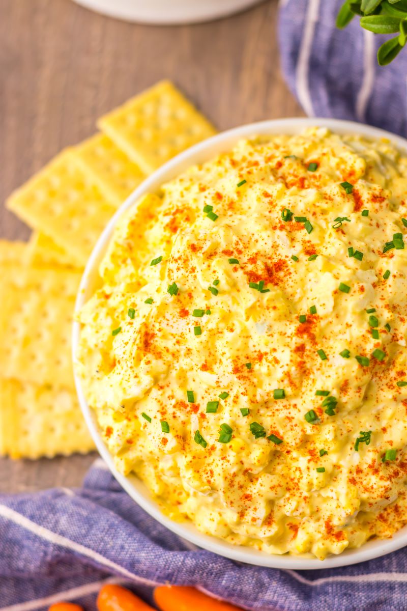Easy Deviled Egg Dip Recipe - Real Life of Lulu