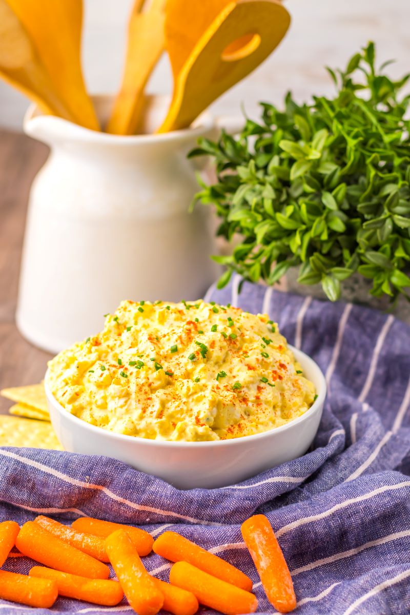 Easy Deviled Egg Dip Recipe - Real Life of Lulu
