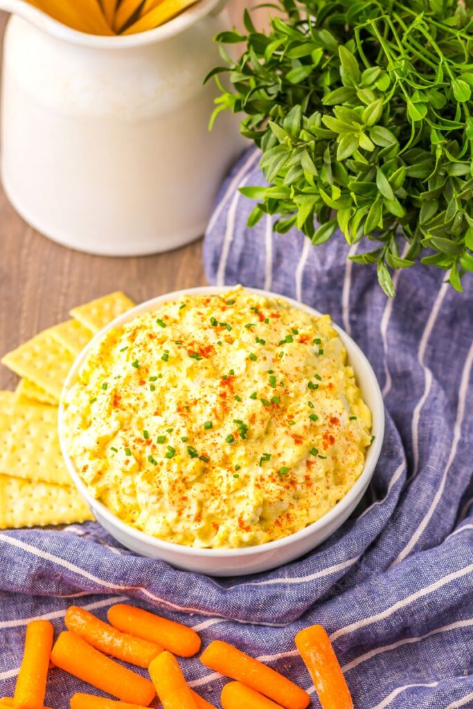 Easy Deviled Egg Dip Recipe - Real Life of Lulu