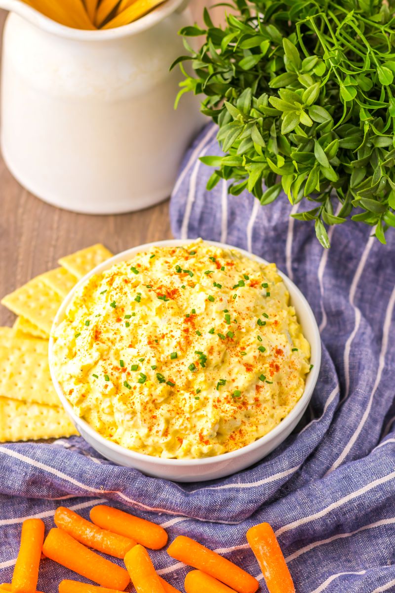 Easy Deviled Egg Dip Recipe - Real Life of Lulu