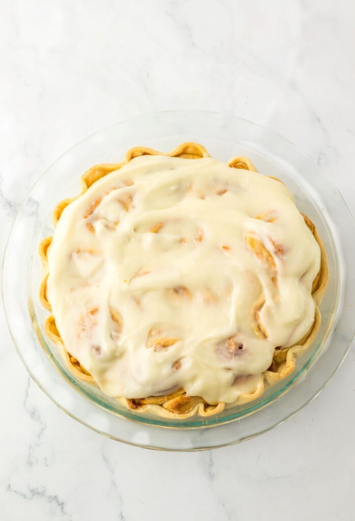 Cinnamon Roll Pie Recipe - Real Life of Lulu