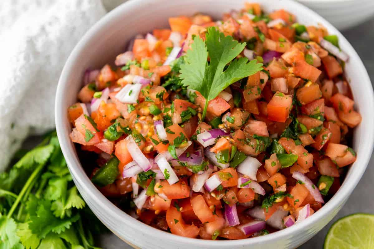 Fresh Salsa Recipe - Real Life of Lulu